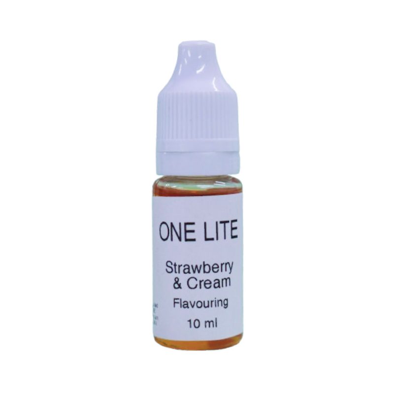 Strawberry & Cream Vape Flavour Concentrate – 0mg Nicotine | 10ml | One ...